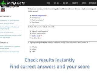 Computer Fundamentals Mcq Quiz Practice And Prepare With McqSets Com Standardized Testing