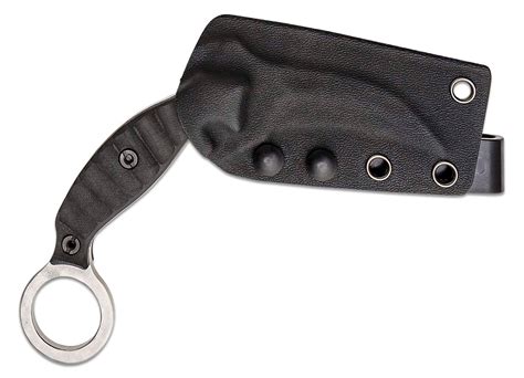 Derespina Custom Model 10 Karambit Fixed Blade Knife 2 75 Double Edge 154cm Zero Ground Blade