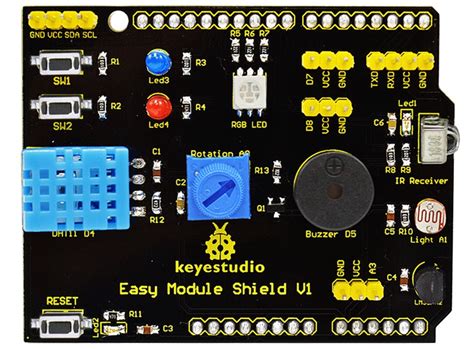 Easy Module Shield V1 Example Arduino Projects