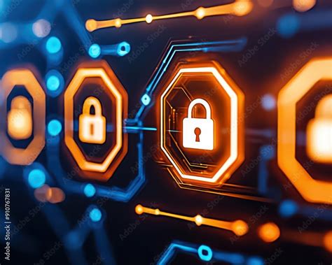 Holographic Secure Access Control With Cyber Defense Layers Cyber Defense Access Control Stock