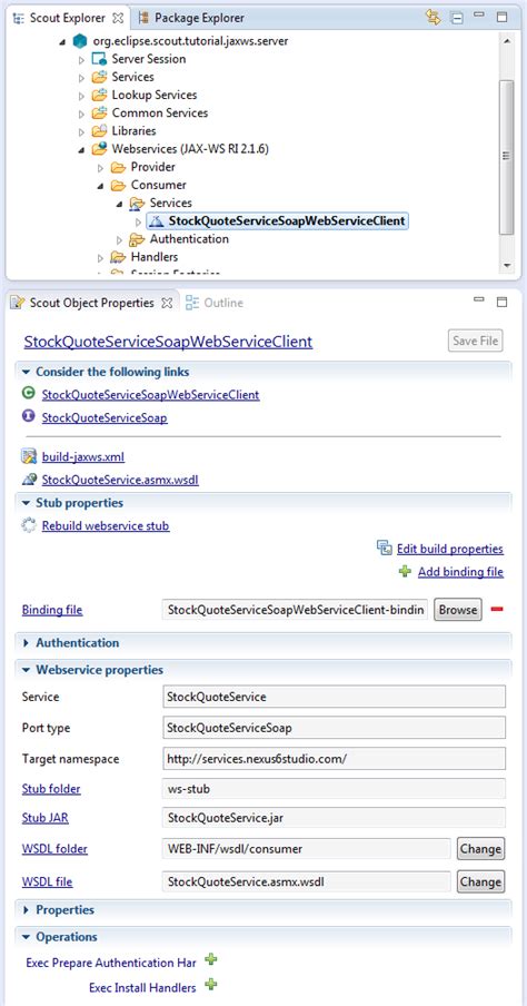 Scout Tutorial Webservices Webservices With JAX WS Eclipsepedia