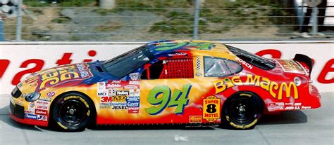 Bill Elliotts Number 94 Mcdonalds Car Mcdonalds Nascar Car Design