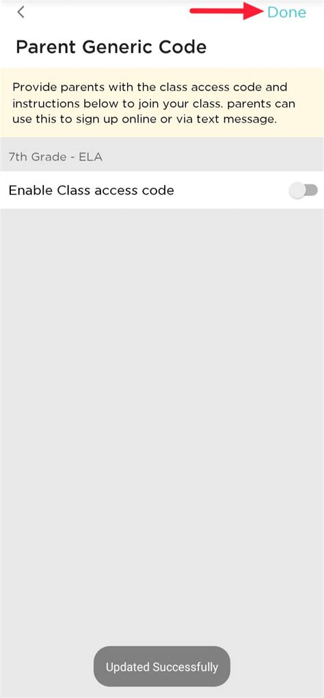 Disabling Class Access Code Helpdesk