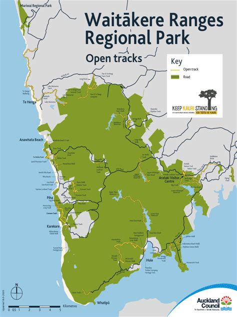 Waitakere Ranges Map Walks For Wrs Guests Pdf