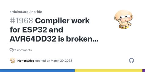 Compiler Work For Esp32 And Avr64dd32 Is Broken On Arduino Ide 204