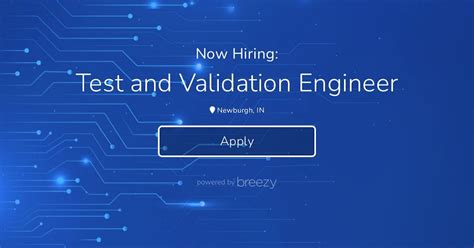 Test And Validation Engineer At Matrix Design Group