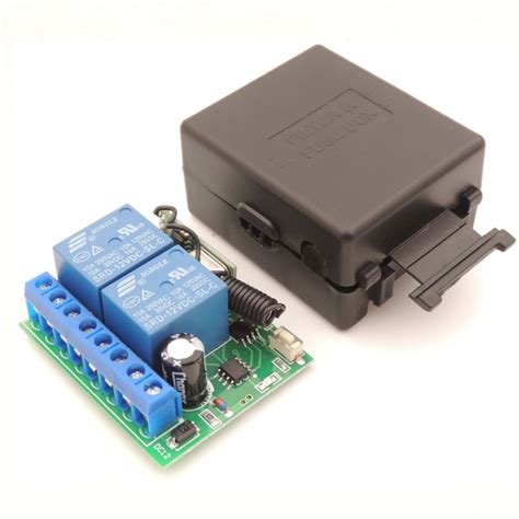 WenQia RF MHz Universal Wireless Remote Control Switch DC V A CH Relay Receiver And