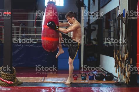 권투 선수 권투 샌드 백 연습 16 17 살에 대한 스톡 사진 및 기타 이미지 16 17 살 가방 건강관리와 의술
