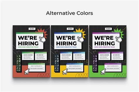 Creative Hiring Flyer Ai And Eps Template Print Templates Ft Business And Recruitment Envato