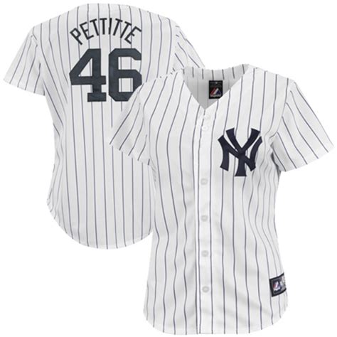 Andy Pettitte New York Yankees Womens 46 Majestic Replica Jersey