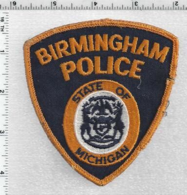 Birmingham Police Michigan 1st Issue Uniform Take Off Shoulder Patch