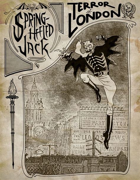 Spring Heeled Jack Victorian Folklore And The Art Of Fear Mongering In