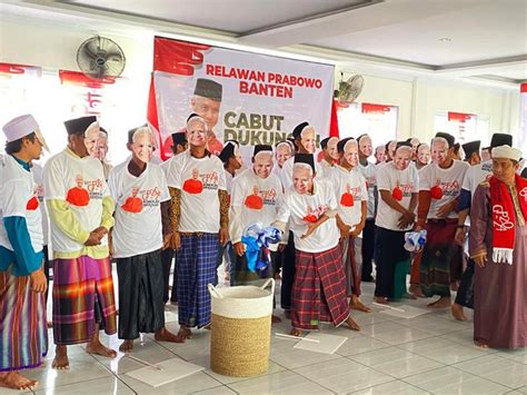 Relawan Prabowo di Banten Beralih Dukung Ganjar