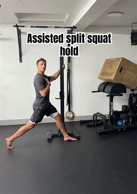 Assisted Split Squat Hold Youtube