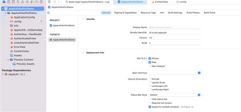 Ios Setup And Integration Using Appauth Swiftui App