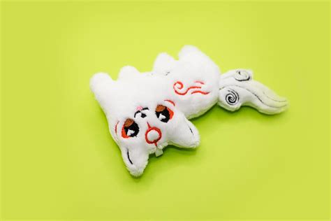 In The Hoop Digital Ith Plush Pattern Keychain Okami 4x4 Japanese