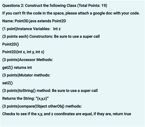 Solved Questions Construct The Following Class Total Chegg
