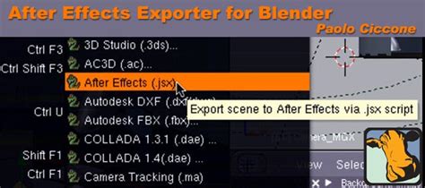 After Effects Exporter For Blender BlenderNation