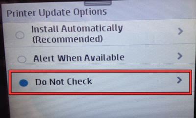 Turn Off Hp Updates Ink Cartridge Network