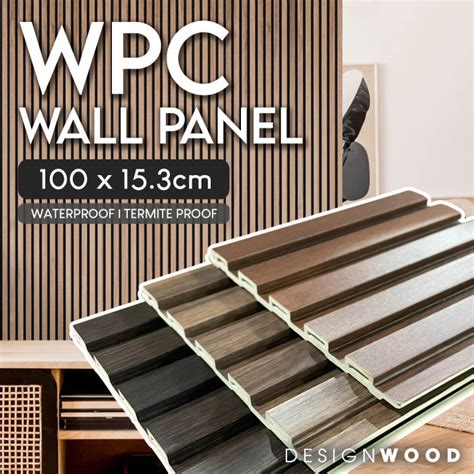 Designwood Wpc Wall Fluted Cladding Mille 100cm X 153cm Lazada Ph
