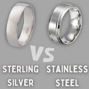 Stainless Steel Vs Sterling Silver Whats The Main Difference