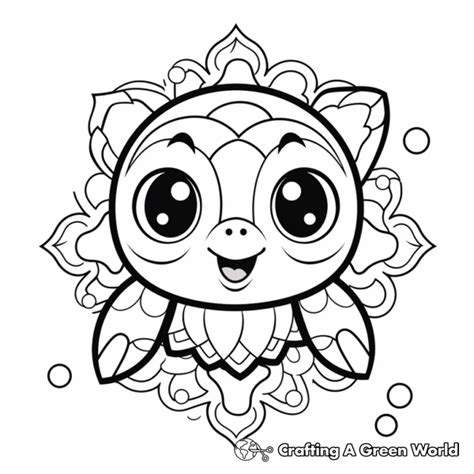 Turtle Mandala Coloring Pages Free And Printable