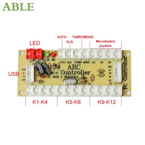arcade 2 player zero delay kit mando arcade usb encoder to pc rasberry