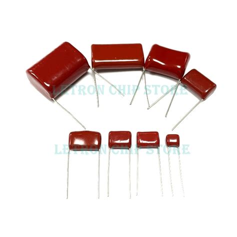 20pcs 400v 450v Cbb Polypropylene Film Capacitor 102j 103j 104j 105j