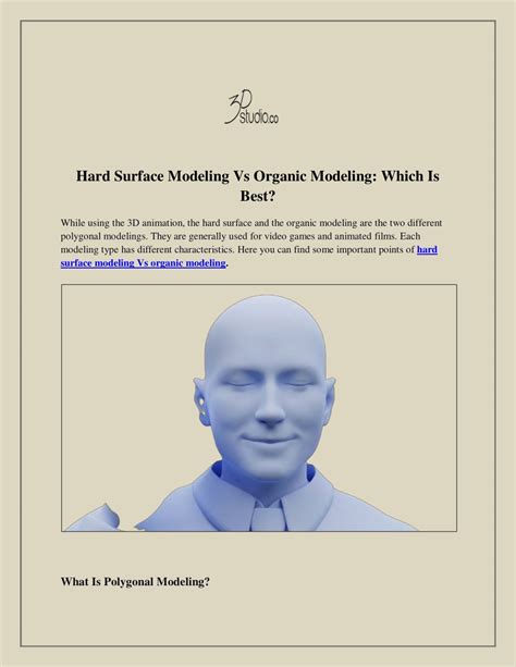 Ppt Hard Surface Modeling Vs Organic Modeling Which Is Best