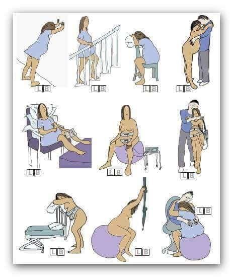 Төрөхийн үеийн өвдөлт багасгах байрлал болон Жирэмсэн болон жирэмслэхээр төлөвлөж буй