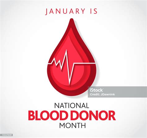 전국 헌혈자의 달 1월 개념 정사각형 템플릿 디자인 텍스트가 있는 포스터 건강관리와 의술에 대한 스톡 벡터 아트 및 기타 이미지 건강관리와 의술 포스터 1월 Istock