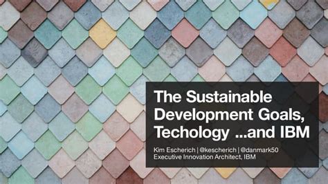 The Sustainable Development Goals Technology And Ibm Pdf