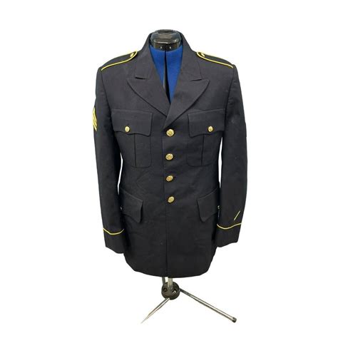 Us Army Mens Asu Dress Blue Service Uniform Jacket 3… Gem