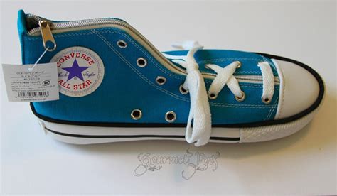 Gourmet Pens Review Converse Shoe Pencil Pouch Light Blue