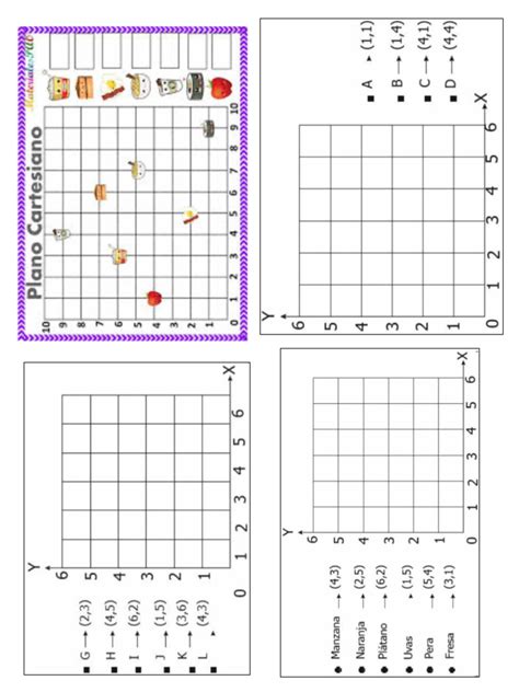 plano carteciano ejercicios pdf