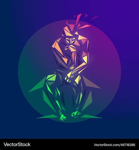 Thinker Royalty Free Vector Image Vectorstock