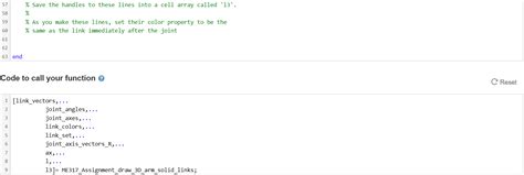 Solved Make A Plot Of A D A Link Arm With Each Link Chegg