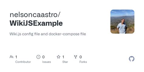 GitHub Nelsoncaastro WikiJSExample Wiki Js Config File And Docker Compose File