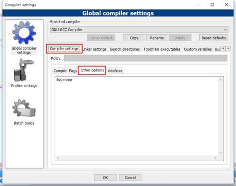 Codeblocks使用openmp在codeblockes的gcc编译器配置openmp编译环境 Csdn博客