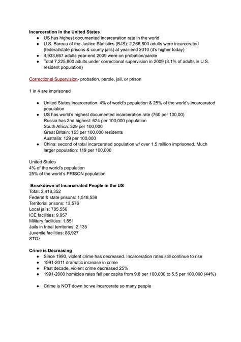 Intro To Corrections Notes Introduction To Criminal Justice Crju203 Stuvia Us