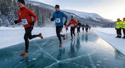Frozen Lake Marathon 2026 Sur Le Lac Gelé
