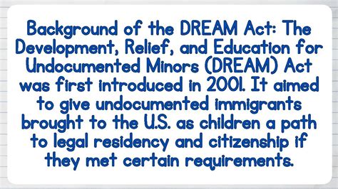 Dream Act And Daca Debates Modern Immigration Bilingual Pdf Reading
