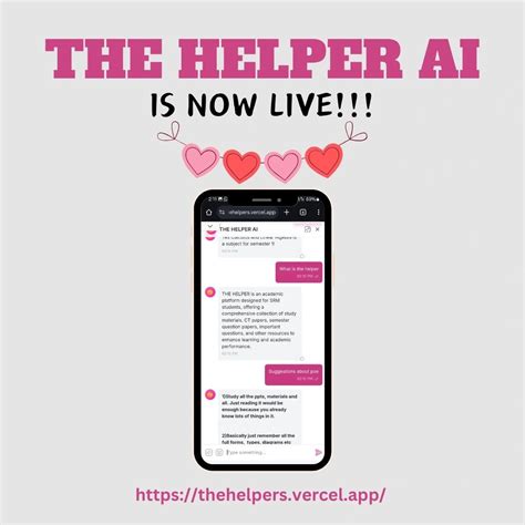 📢 The Helper Ai Is Now Live 🎉🤖 Were Thrilled To Announce That