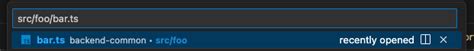 Typescript Find Files In Vscode Using Full Repo Relative Path Even If Using Multi Root Folders