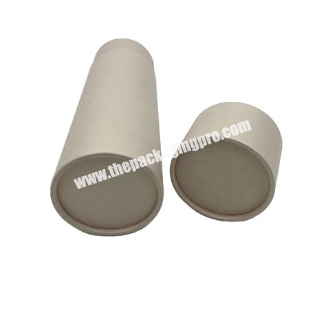 Natural Round Paper Tube Packaging Biodegradable Toothpaste Tube
