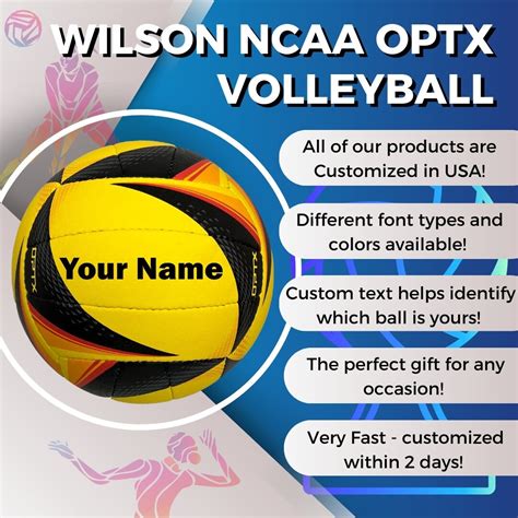Customized Wilson Ncaa Optx Game Volleyball Great Custom Volleyball