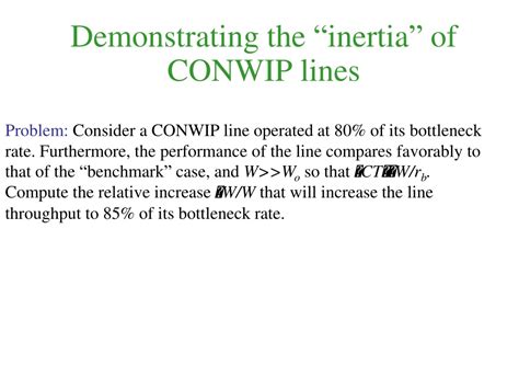 Ppt Modeling And Analysis Of Conwip Based Flowlines As Closed Queueing Networks Powerpoint
