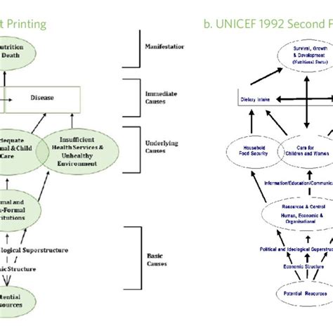 Unicef Conceptual Framework Causes Of Malnutrition And Death 19 Download Scientific Diagram