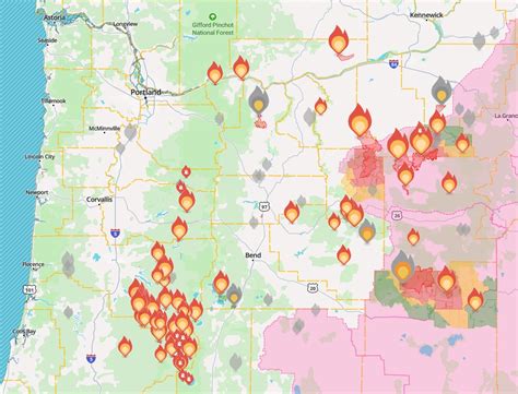 Oregon Has Nearly As Many Fires Burning As Washington Idaho And