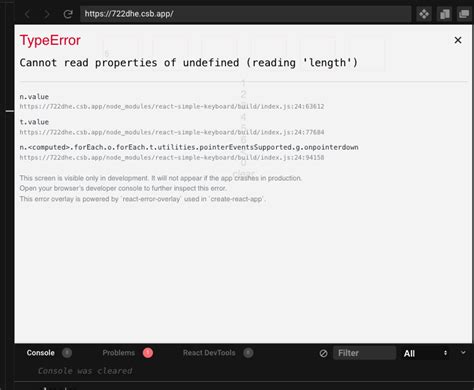Cannot Read Properties Of Undefined Reading Length When Clearing Input Issue